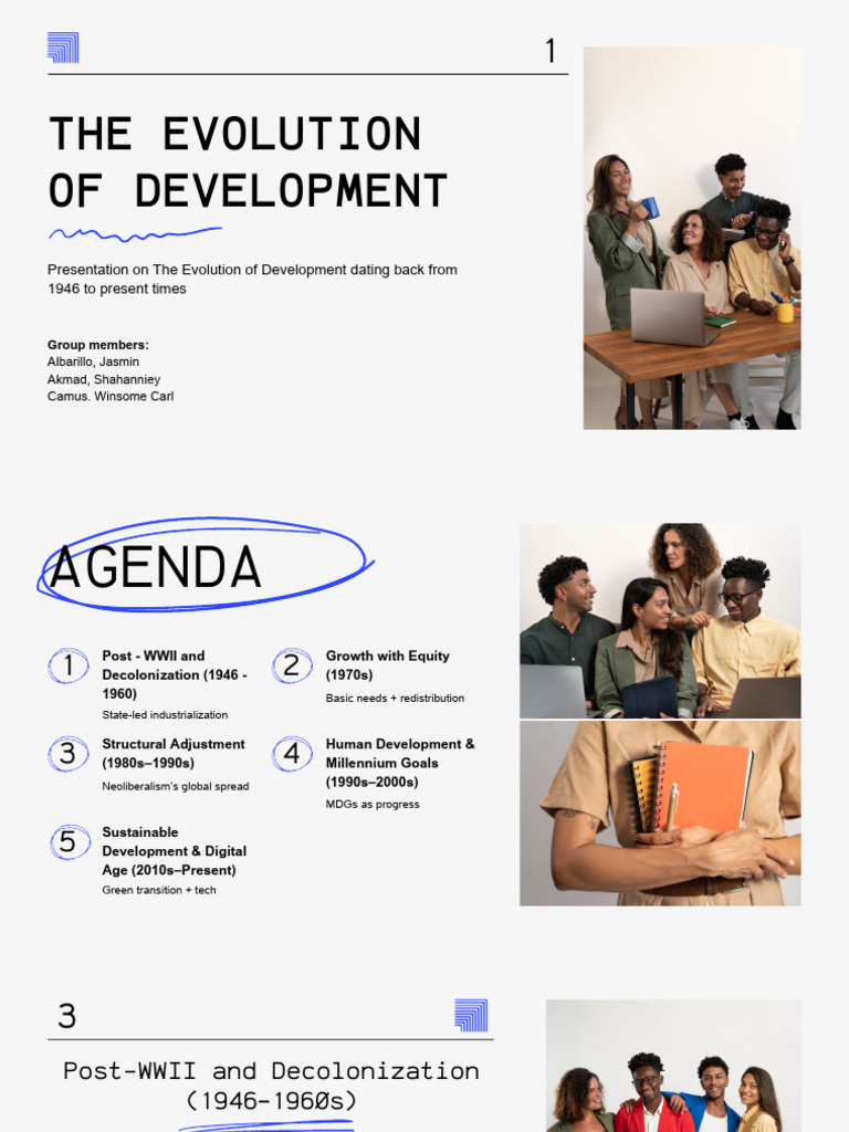 Evolution of Development | PDF | Millennium Development Goals | Structural Adjustment