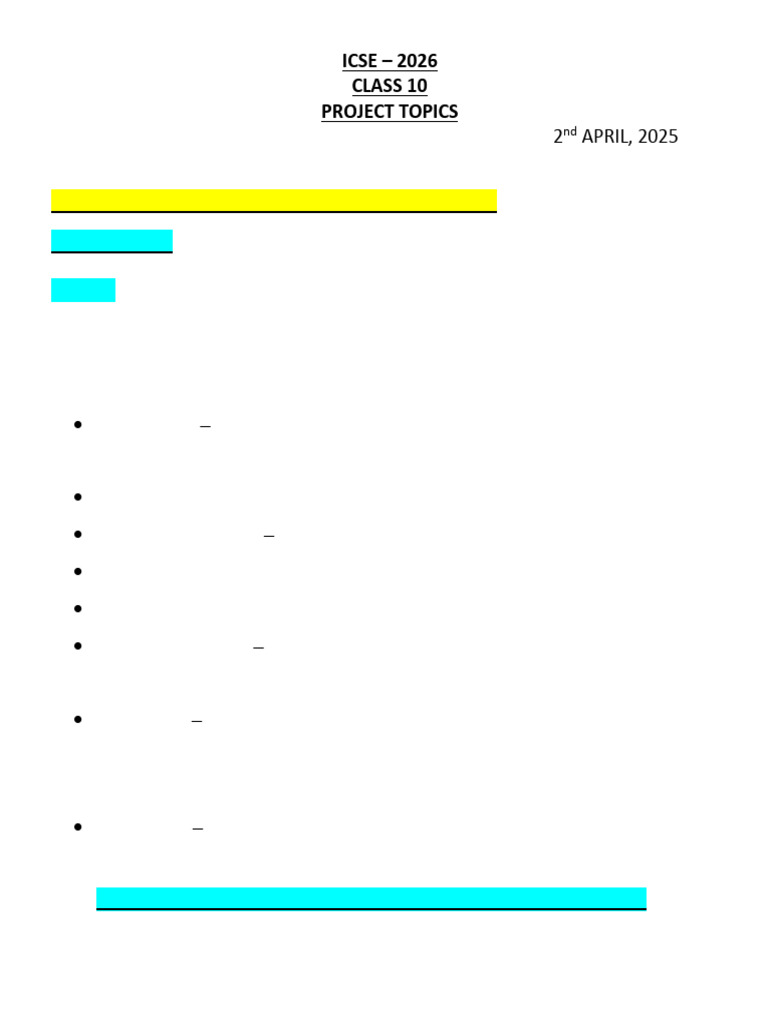 Class 10 Commerce Project Guidelines | PDF | Banks | Marketing
