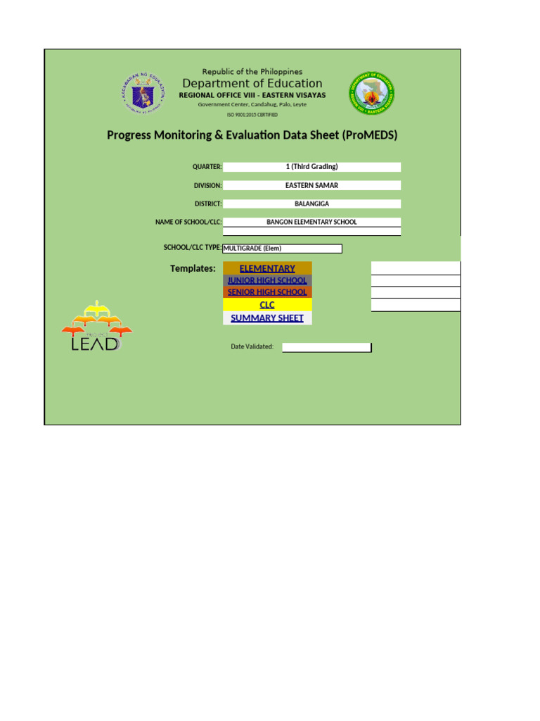 2025 Q1 3rdgrading ProMEDS FINAL Blank | PDF | Human Communication | Cognition