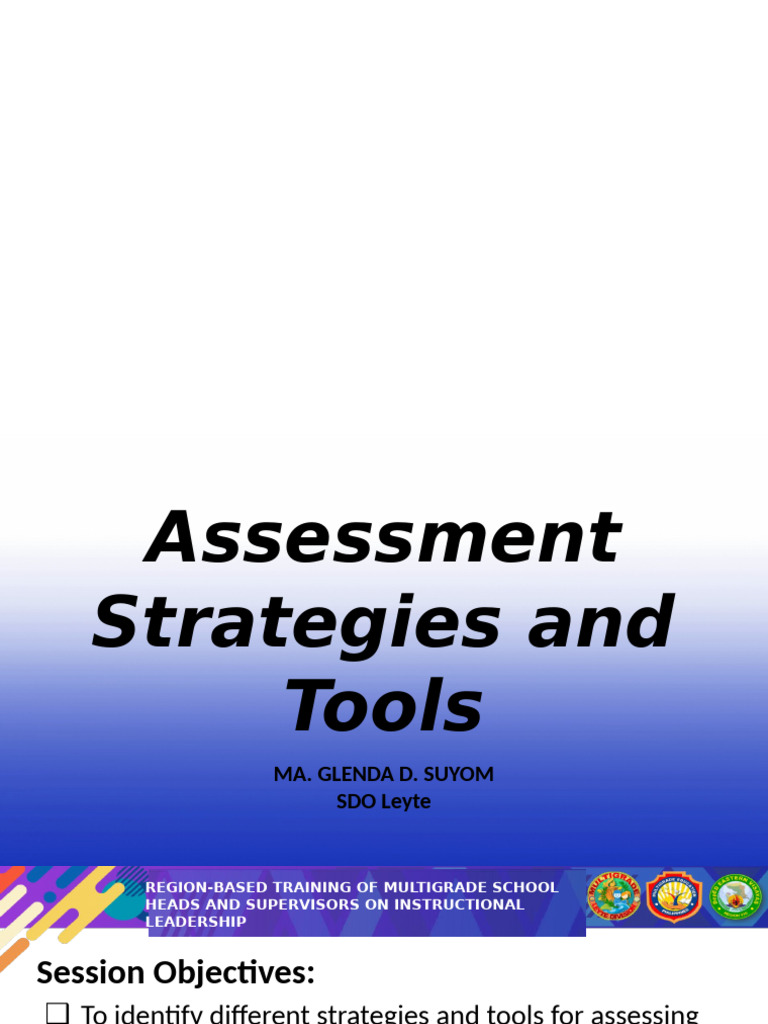 Assessment Strategies and Tools | PDF | Multiple Choice | Educational Assessment