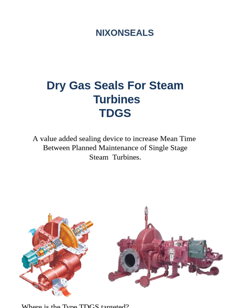 Dry Gas Seals for Steam Turbines | PDF | Turbine | Carbon