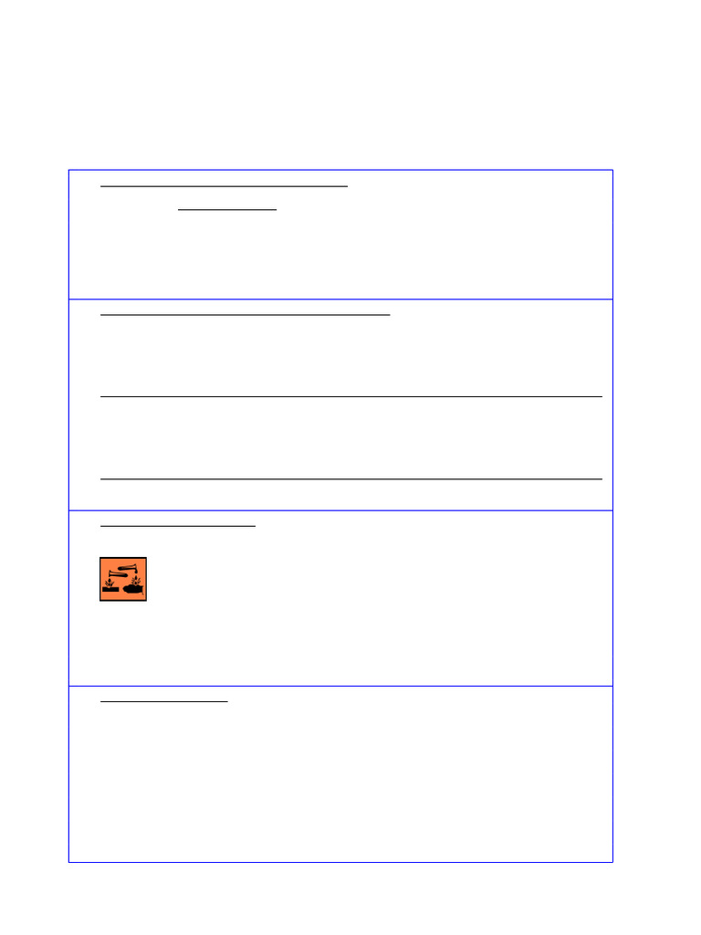 CLAX HYPO 4AL1 Safety Data Sheet | PDF | Chlorine | Corrosion