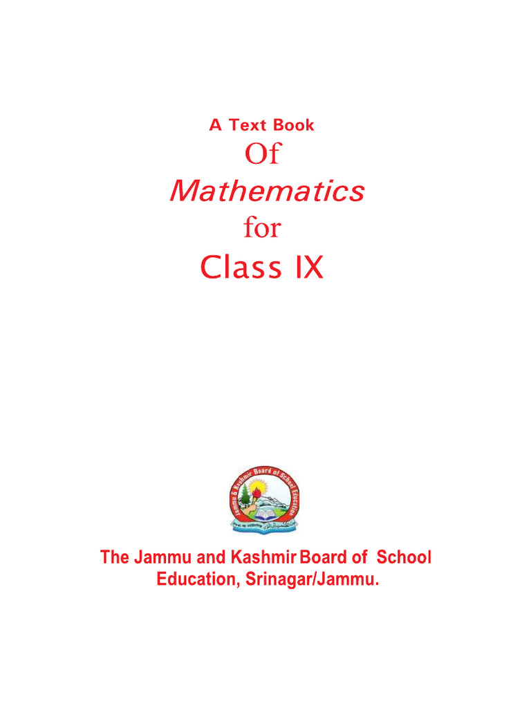 Math IX 1 to 7 Chapter x 16 -2024 | PDF