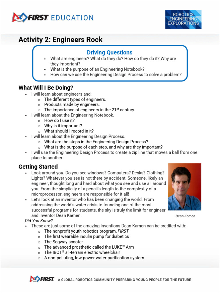 Engineering Notebook and Design Process | PDF