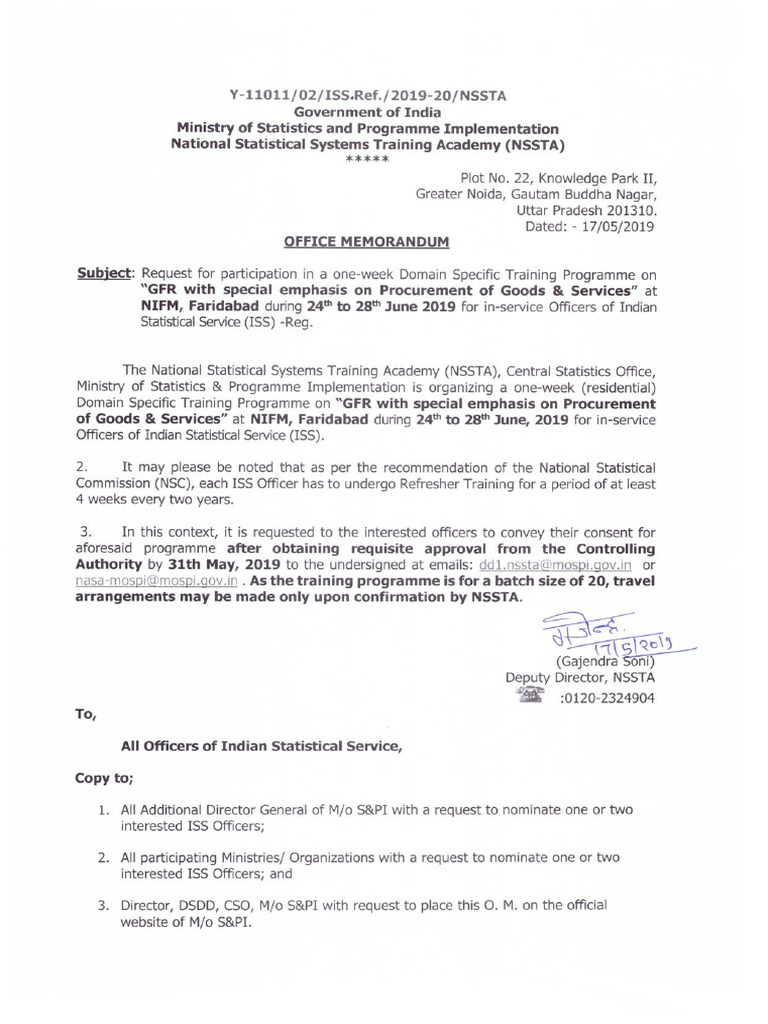 Invitation Letter To All ISS | PDF