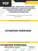 EOC Standard Operating Procedure Guide | PDF | Incident Command System
