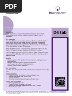Suma Tab d4 Sanitising Tablets | PDF | Water | Tablet (Pharmacy)