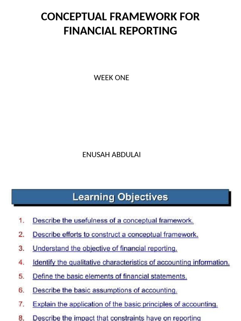 Conceptual Framework | PDF