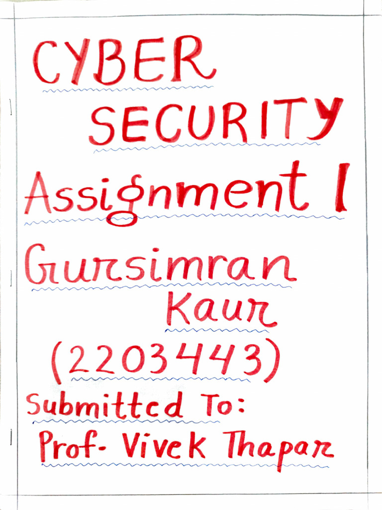 Cyber Security With Detailed Case Study of Attacks | PDF | Security | Computer Security