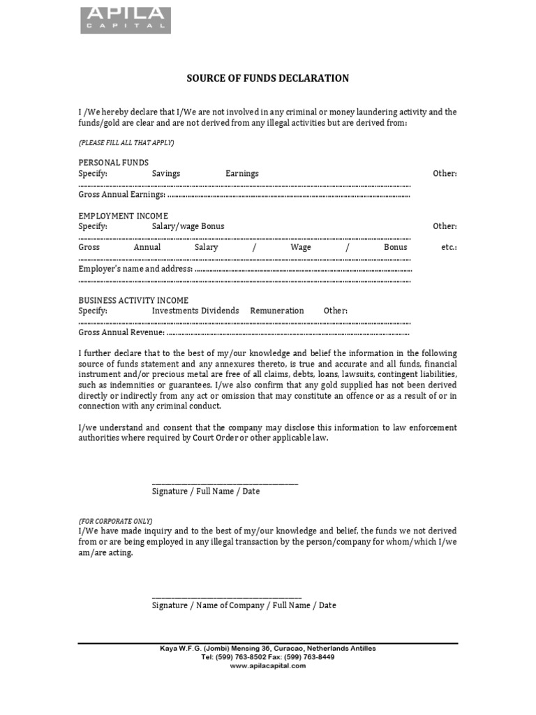 Source of Funds | PDF | Salary | Economies