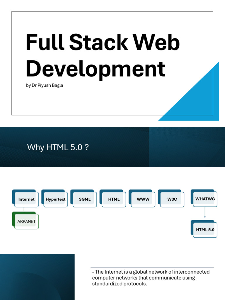 Unit 01 - Full Stack Web Development | PDF | World Wide Web | Internet ...