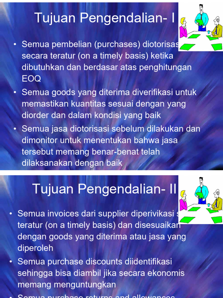 Pengendalian Internal Pada Siklus Pembelian Persediaan | PDF