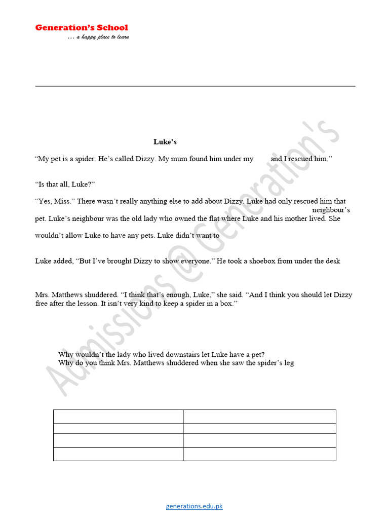 Sample Assessment Paper Grade VI | PDF