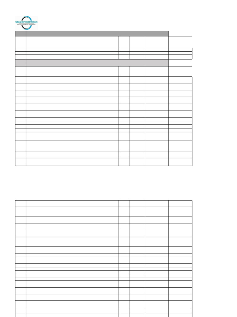 11 KV HT Line Sitc Boq - DKN (Material Cost Only) | PDF | Insulator ...