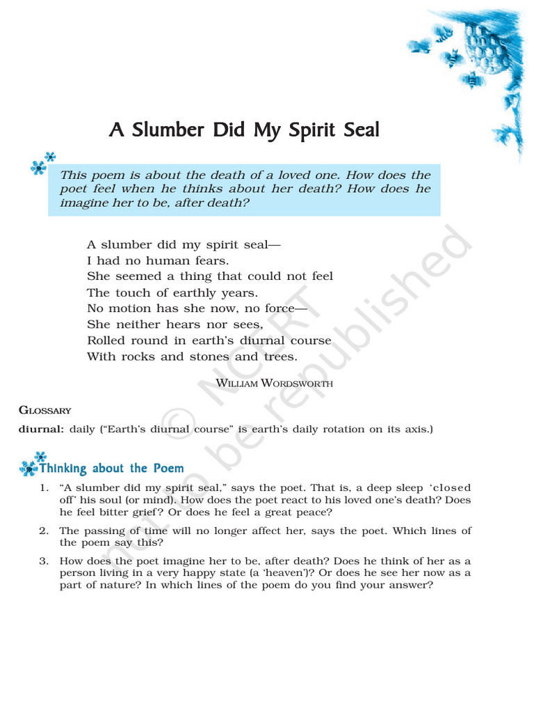Wordsworth's Reflection on Death | PDF