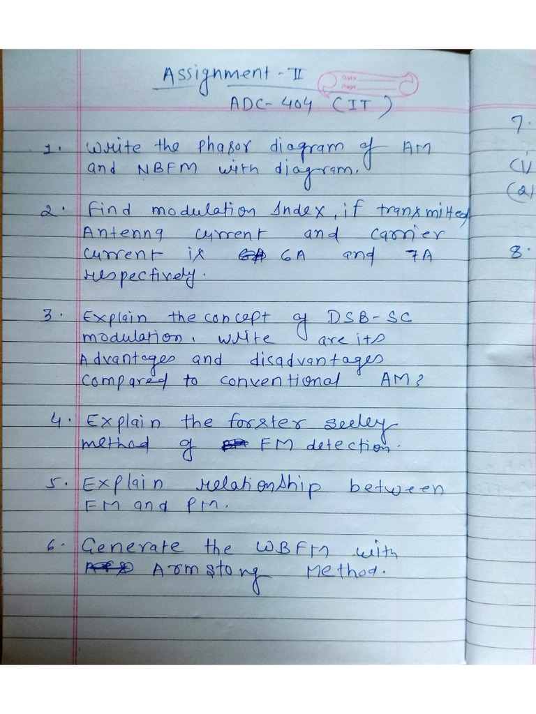 Assignment - II ADC | PDF