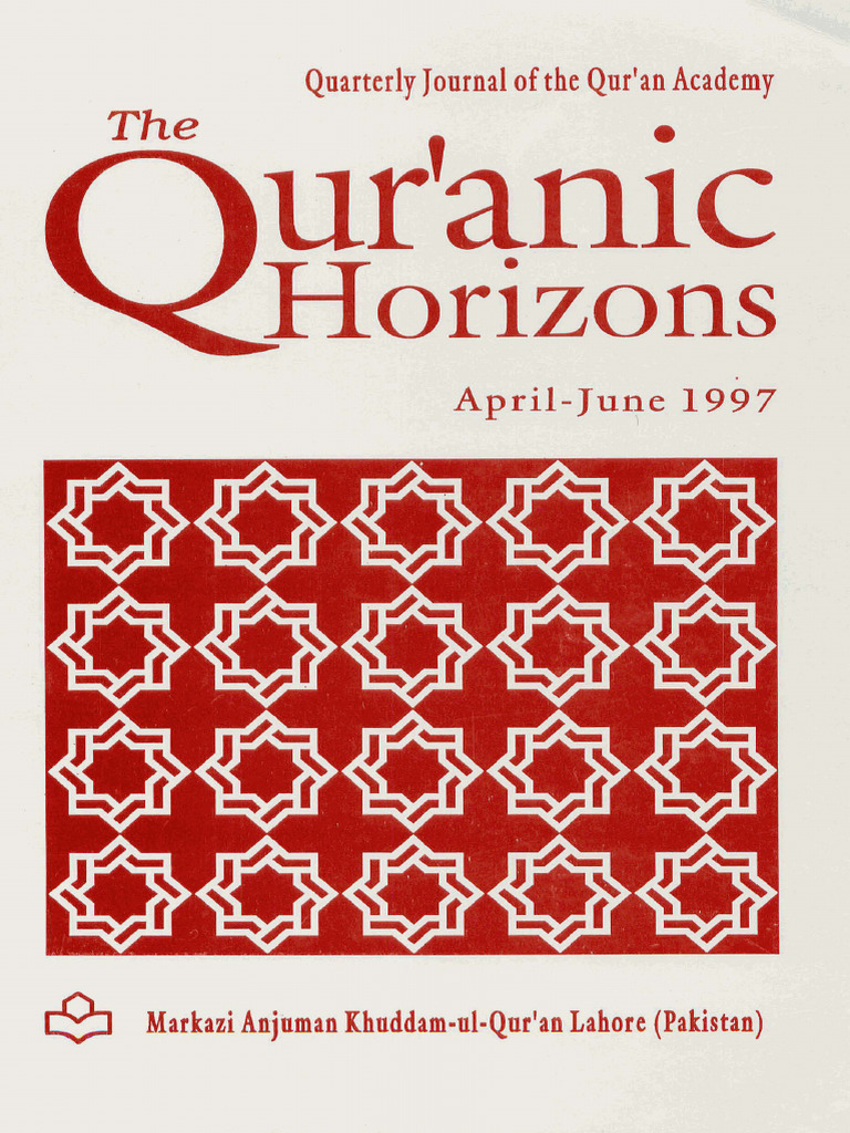The Quranic Horizons April-June 1997 | PDF | Quran | Islam