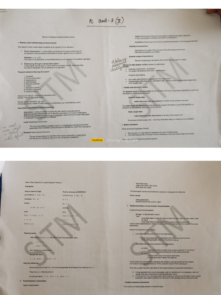 PL Unit 3 (2 Part) | PDF