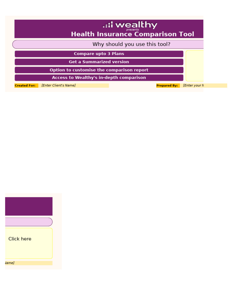 Health Insurance Comparison Tool | PDF | Naturopathy | Insurance