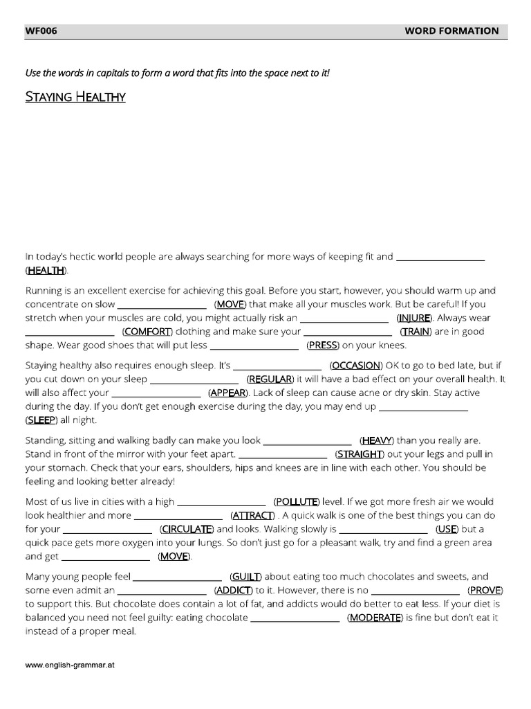 Staying Healthy Student | PDF