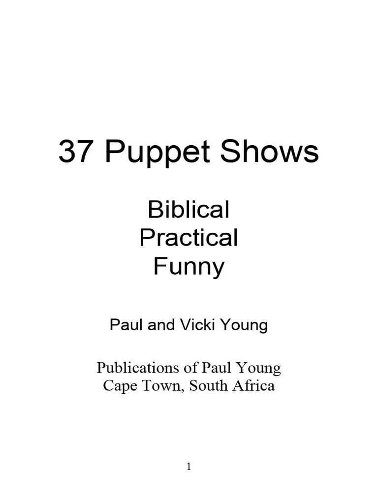 Engaging Puppet Shows for All Ages | PDF