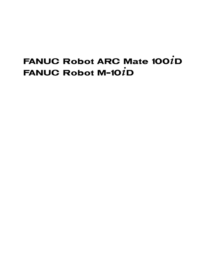 M-10iD Operator Manual | PDF