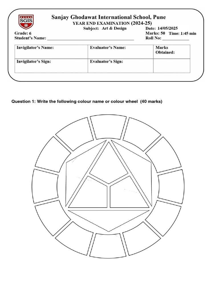 Art and Design Grade 6 PDF | PDF