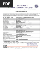 11.fumigation Certificate Example | PDF | Materials