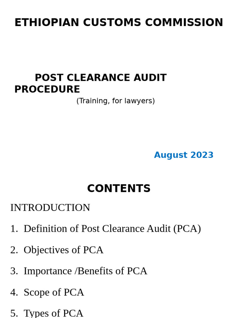 PCA Training for Lawyers Final August 2023. 25 12 2015 Pptx | PDF ...