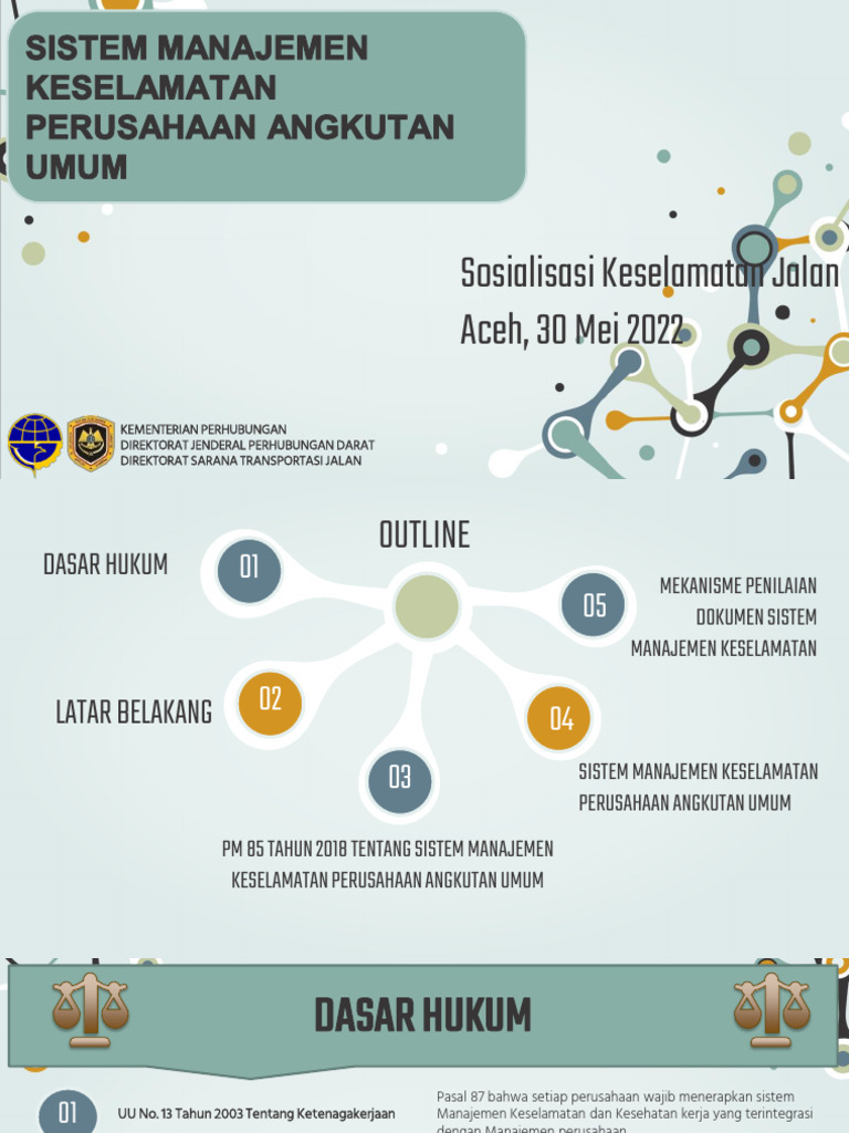 Sistem Manajemen Keselamatan Perusahaan Angkutan Umum | PDF