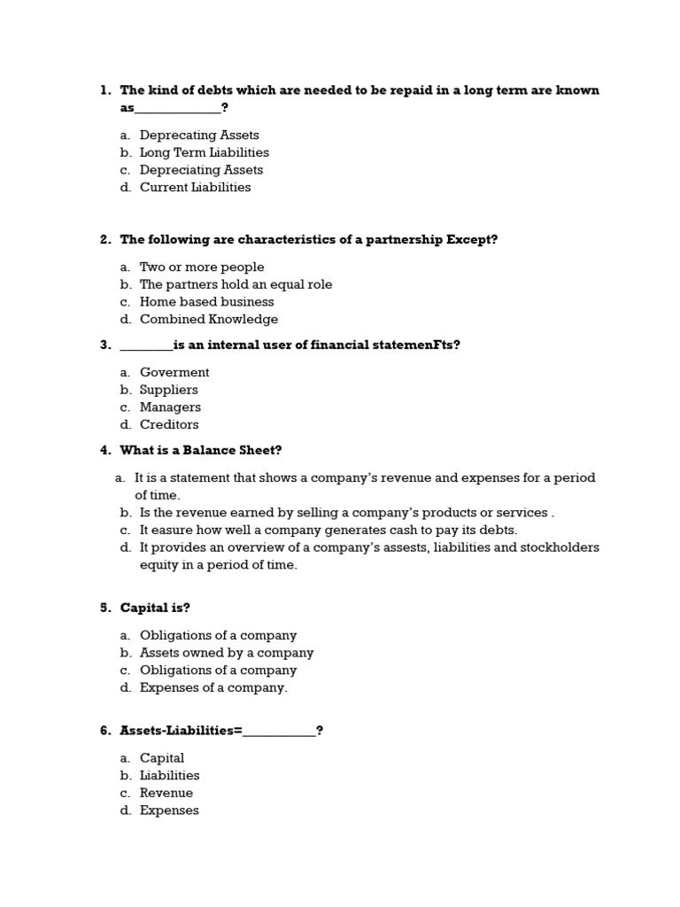 Accounting Basics and Financial Statements | PDF | Debits And Credits ...