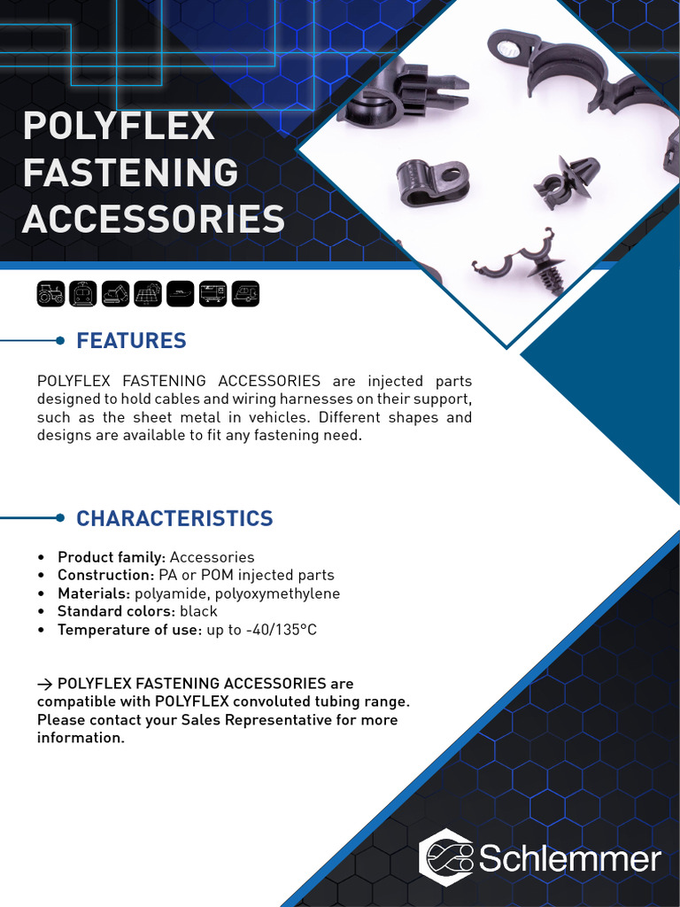 Schlemmer Tds en Polyflex Fastening Accessories | PDF