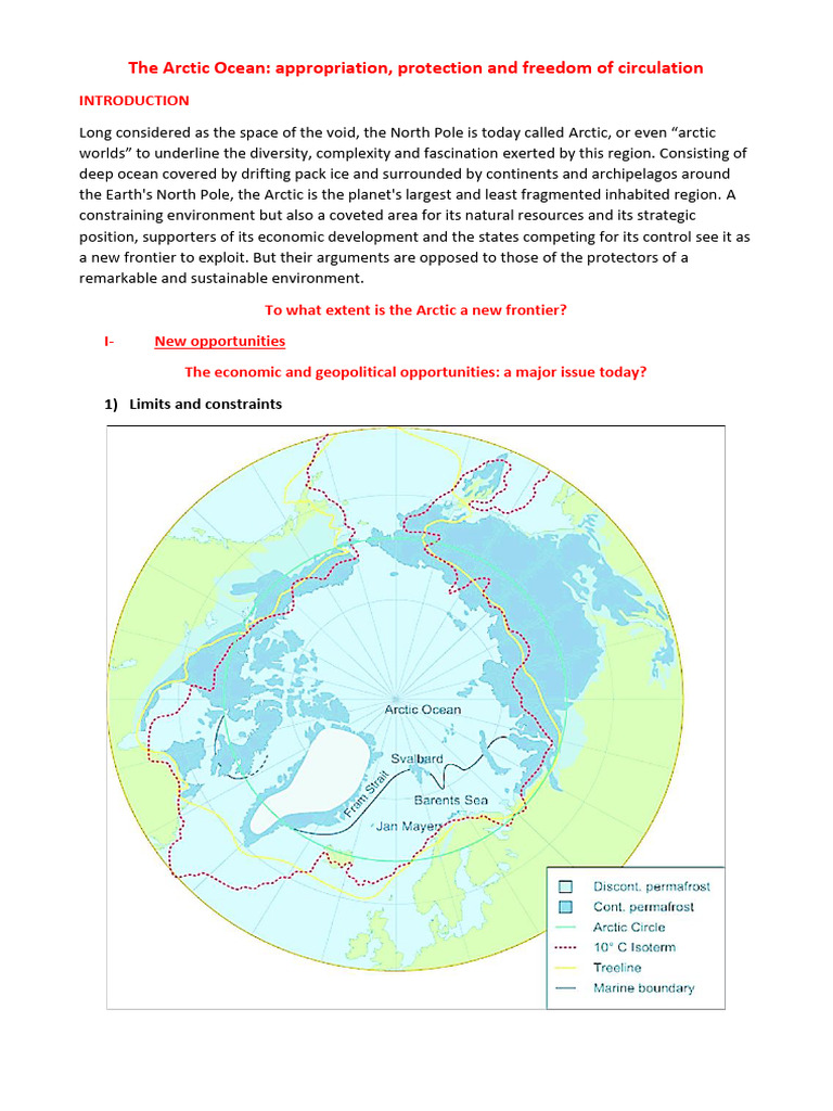 Arctic Ocean: Opportunities and Challenges | PDF | Arctic | Greenhouse ...