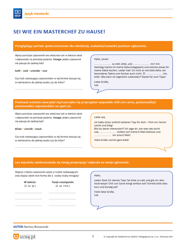 Lekcja_3_Sei Wie Ein MasterChef Zu Hause | PDF