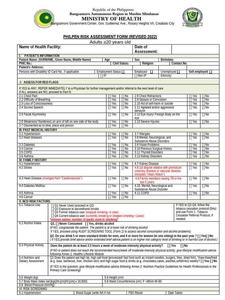 BAGONG-ITR-2024-PHILPEN-1 (1) | PDF | Cardiovascular Diseases | Medicine