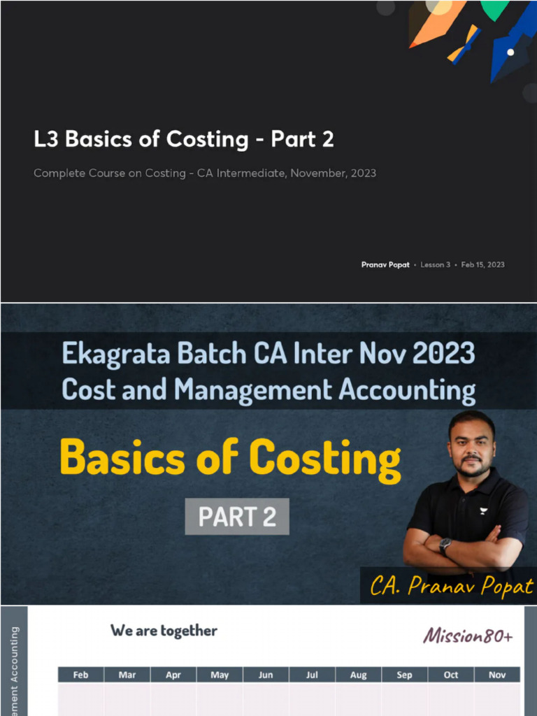L3 Basics of Costing Part 2 No Anno | PDF
