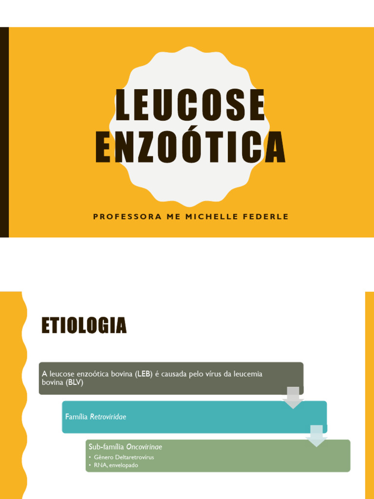Leucose enzoótica bovina | PDF | Vírus | Especialidades médicas