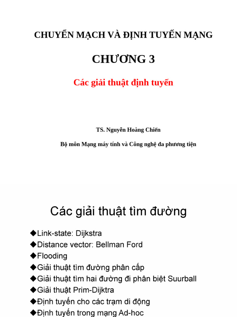 03-Giai Thuat Tim Duong | PDF