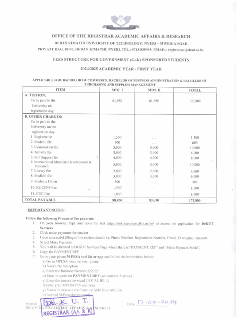 1st Year - Bcom, Bba, BPSM - Gok | PDF