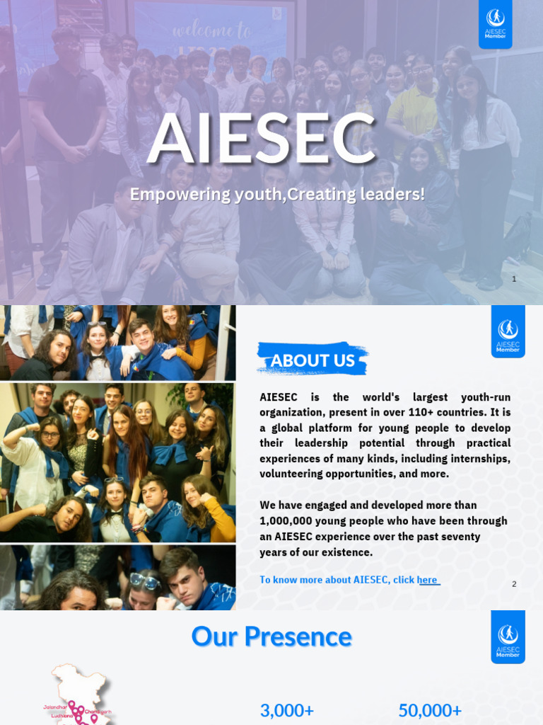 AIESEC Membership Brochure | PDF | Learning | Social Psychology