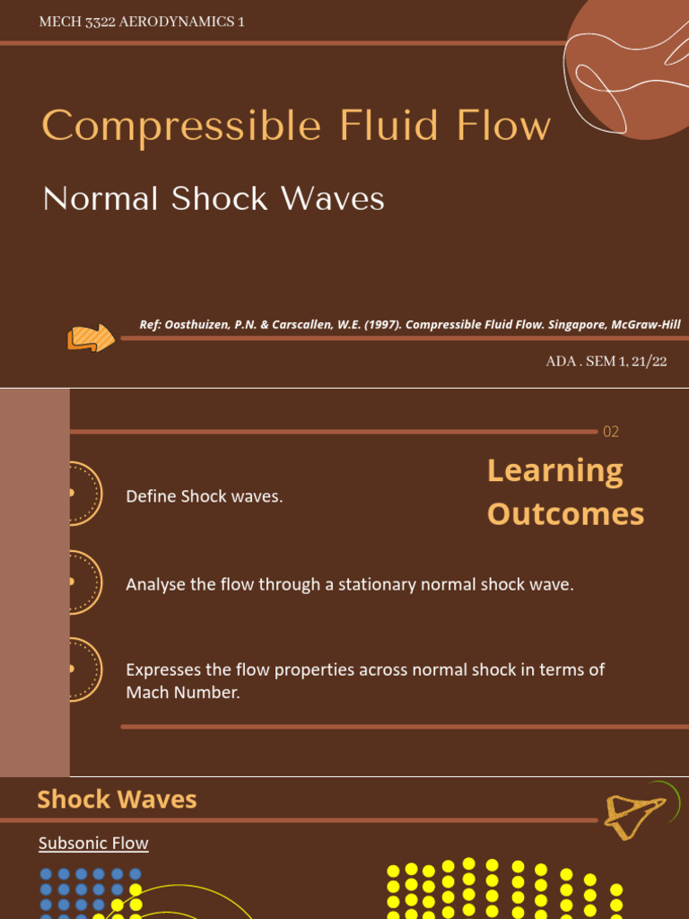 GD Chapter 5 Normal Shock Waves | PDF | Fluid Dynamics | Shock Wave