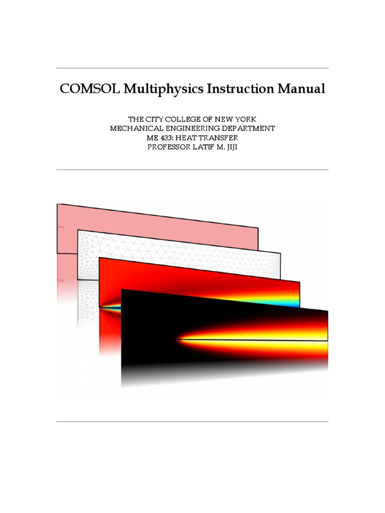 COMSOL Multiphysics for Heat Transfer | PDF | Fluid Dynamics | Physics