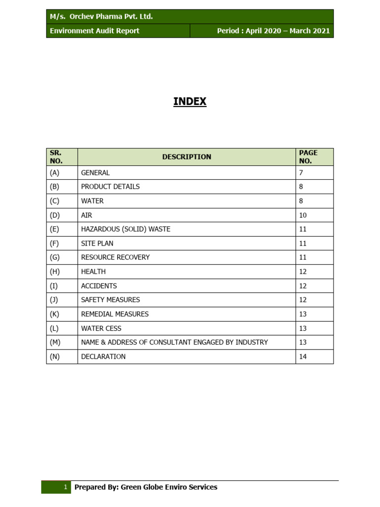 Environmental Audit Report 20-21 Final Printed | PDF | Waste Management ...