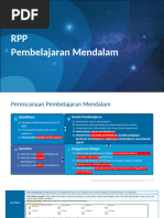 Contoh RPP Pembelajaran Mendalam | PDF