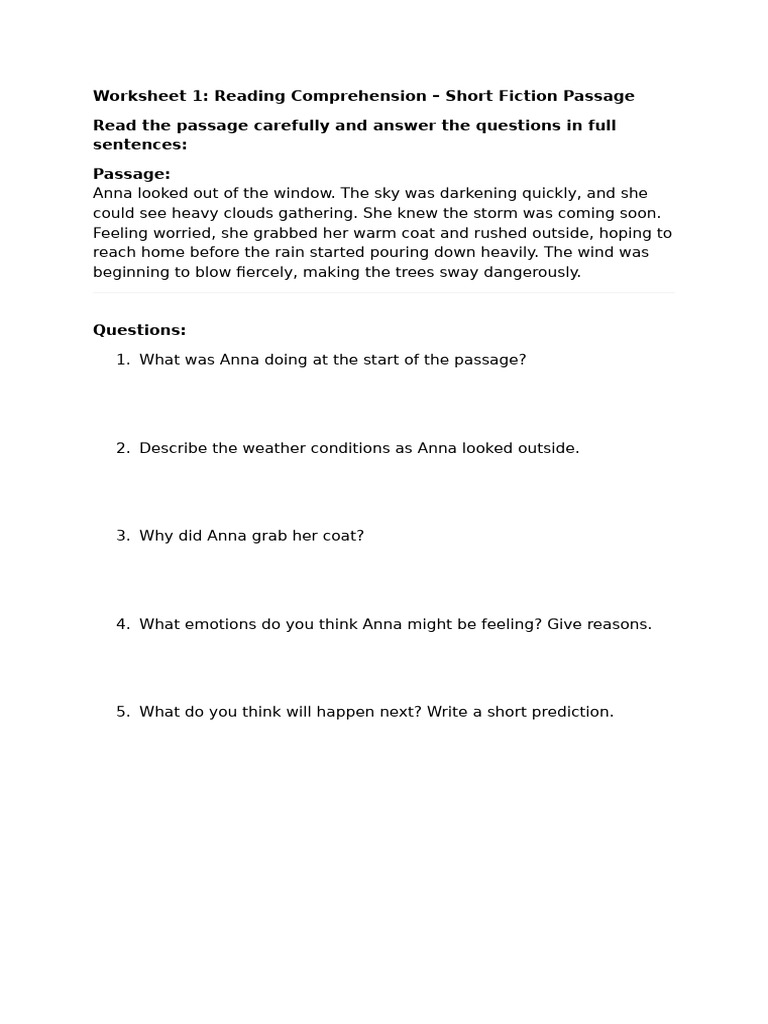 IGCSE ESL Reading Comprehension Exercise | PDF