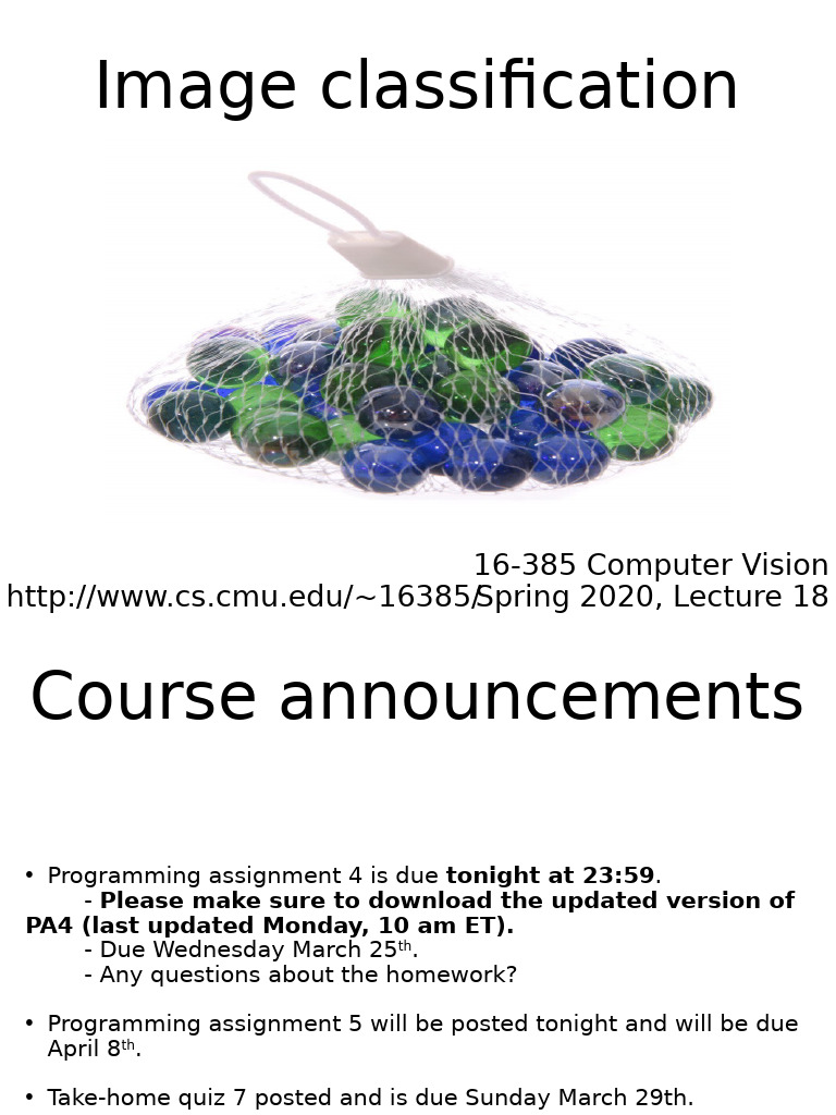 Image Classification Techniques Overview | PDF | Applied Mathematics ...