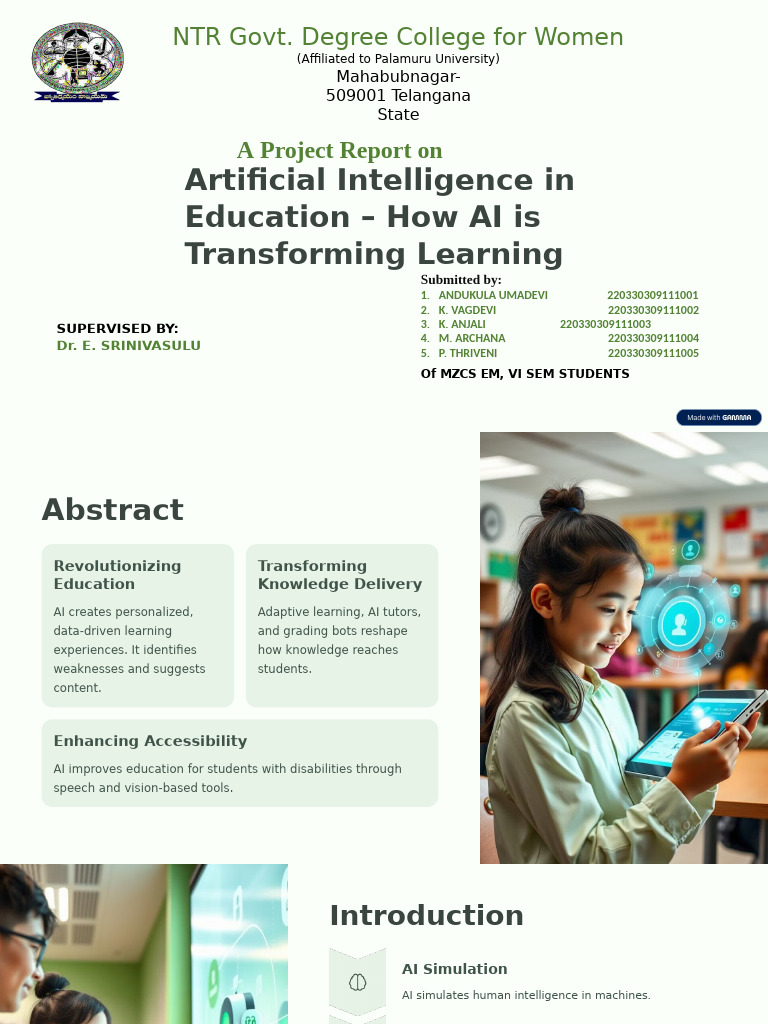 Artificial Intelligence in Education How AI Is Transforming Learning ...