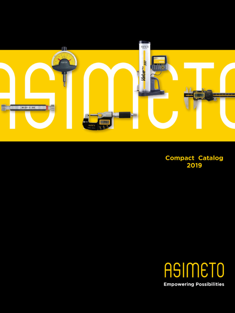 Asimeto Compact Catalog 2019 | PDF | Accuracy And Precision