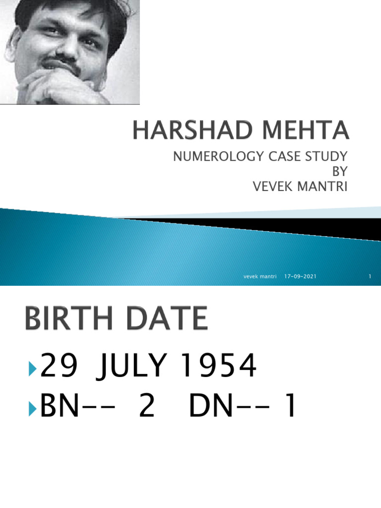 Harshad Mehta | PDF
