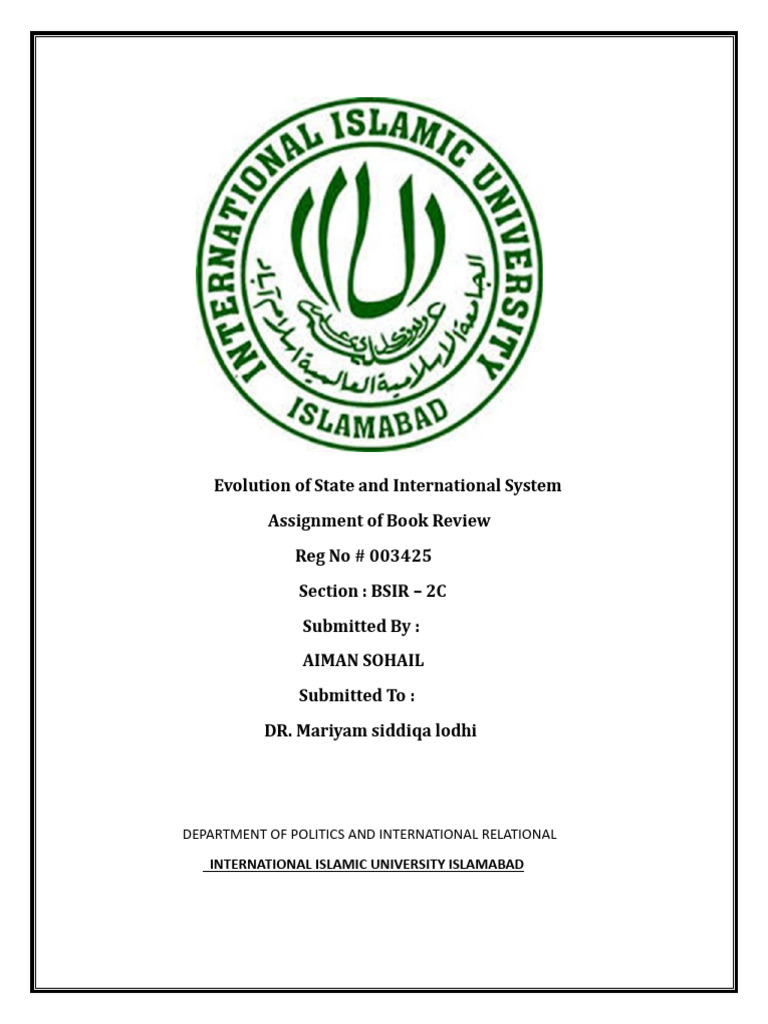 Aiman Sohail (003425 BSIR-2C) | PDF | The Communist Manifesto | Communism